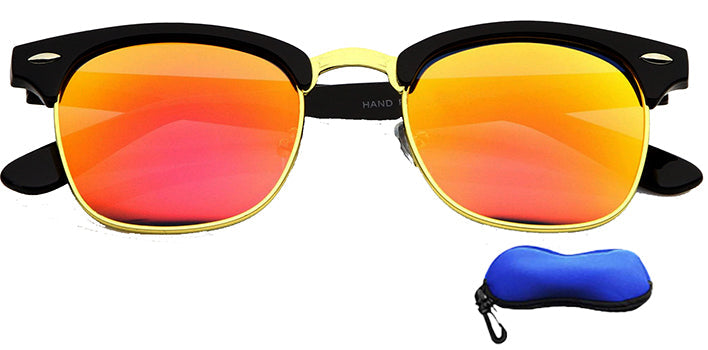 Super Dark Red reflective mirror lens – LocsShades.net
